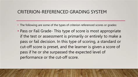 Grading System Norm And Criterionpptx
