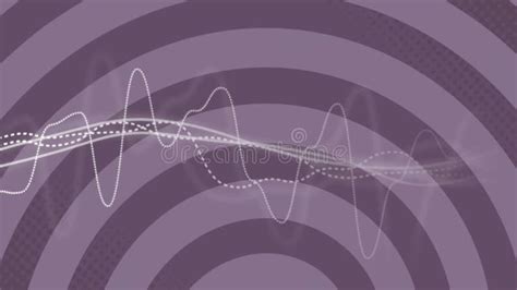 Animation Of Network Of Connections Over Circular Stripes Stock Footage Video Of Innovation