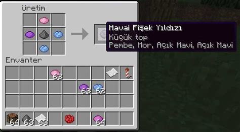 Minecraft Havai Fişek Yapımı Nasıl Yapılır 2025