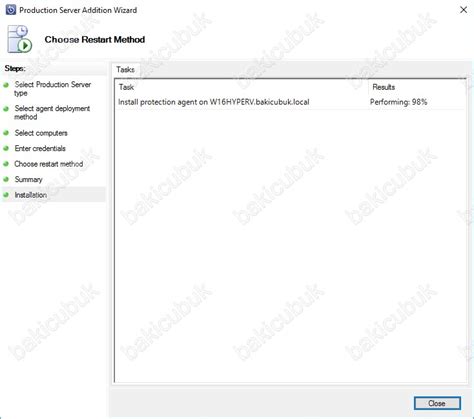 microsoft azure backup server sunucu ekleme baki cubuk