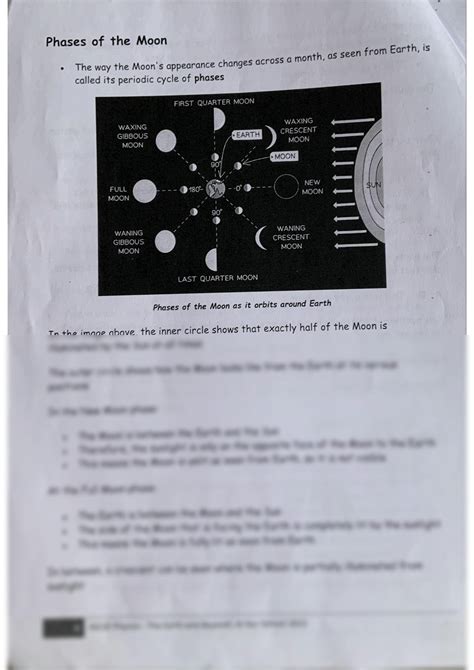 SOLUTION Complete Igcse Space Physics Notes Studypool