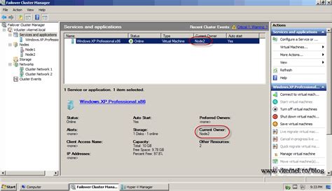 Create And Configure A Hyper V Failover Cluster Part2 Adrian Costea
