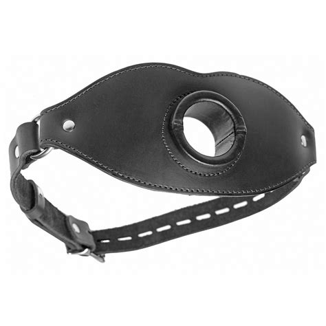 Feeder Locking Open Mouth Gag Humiliating Leather Bondage Fetish Oral