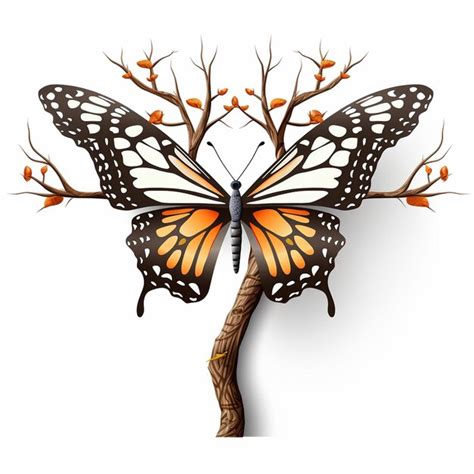 Premium AI Image Stunning Butterfly Collection Graceful Flutter