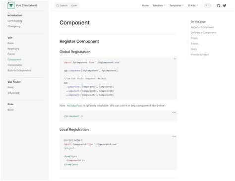 Toptool Vue Cheatsheet Review Features Pricing Alternatives Use