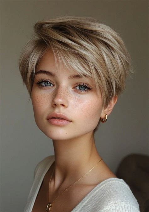 Pin By Korie Cottrell On Hair In 2025 Blonde Pixie Hair Pixie Cut