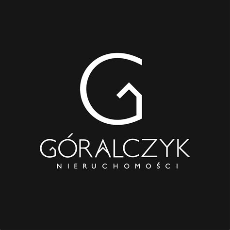 Projekt logo Biura Nieruchomości Góralczyk YES WHITE STUDIO