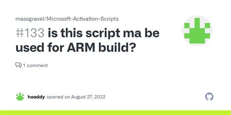 Is This Script Ma Be Used For Arm Build Issue Massgravel