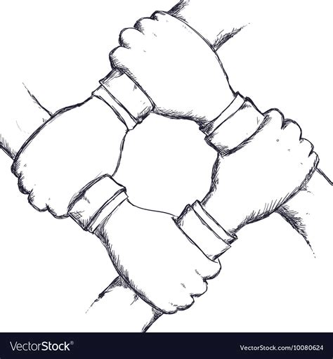 Grop of human hand icon gesture design Royalty Free Vector
