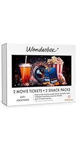 Amazon.com: Wonderbox – REGAL Movie Bundle - 2 Premiere Movie Tickets + 2 Snack Packs – Original ...