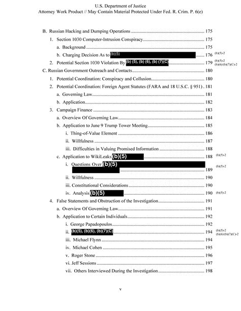 Read The Newly Released Mueller Report With Fewer Redactions The New