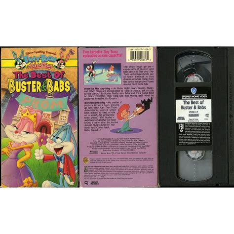 Tiny Toon Adventures The Best Of Buster And Babs Vhs Warner Video Tested On Ebid United States