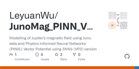 Github Leyuanwu Junomag Pinn Vp Modelling Of Jupiter S Magnetic
