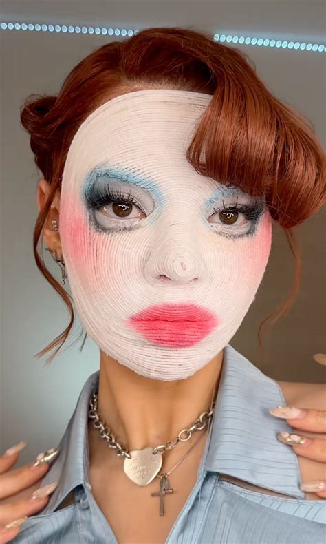 This Creepy Yarn Face Makeup Trend Is Taking Over Tiktok And The Internet Is Divided Hello