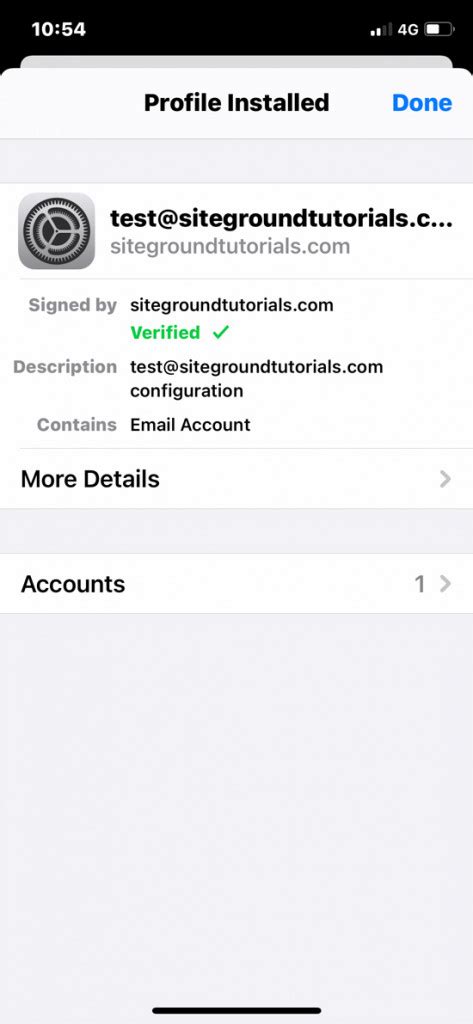 How To Automatically Configure Your Email To Work With The Mail App On IOS SiteGround Tutorials