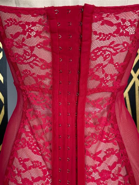Vintage Girdle Victorias Secret Merry Widow Corset Gem