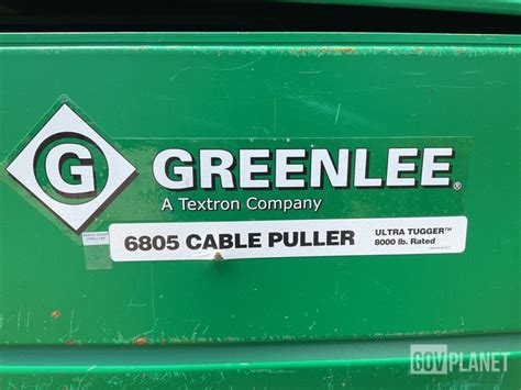 Surplus Greenlee 6805 Ultra Tugger Cable Puller In Colorado Springs