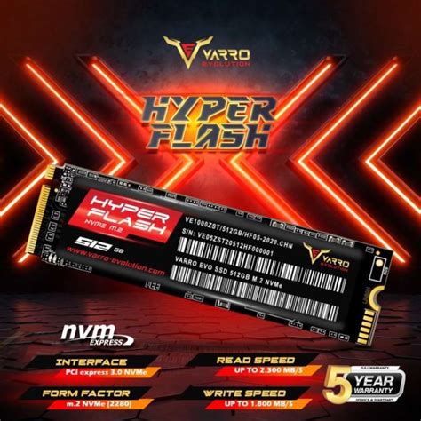 Promo Ssd Varro Evolution Nvme 512gb Diskon 23 Di Seller Mari Cell