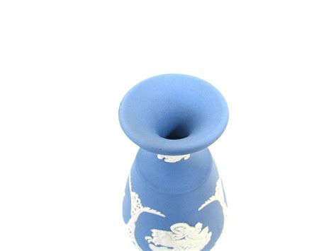 Vintage Blue Wedgewood Bud Vase Made In England Marked Etsy