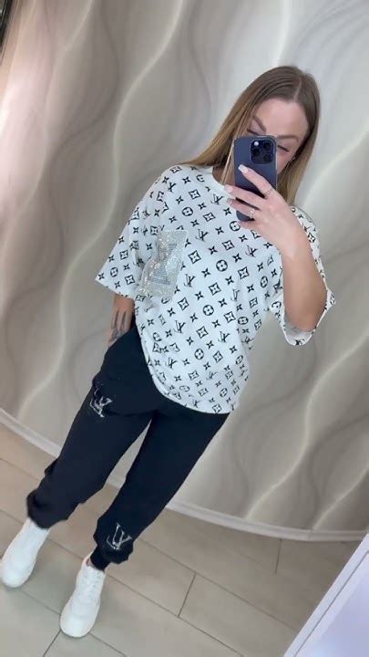 Жіночий костюм Louis Vuitton💕S-XXL👗 літній з футболкою Трикотаж ...