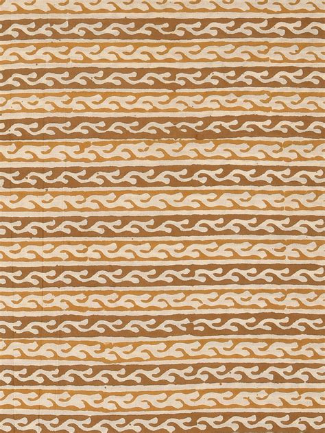 Bagru Yellow Natural Dyed Border Parcha Pattern Hand Block Printed Cot