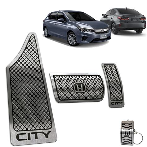 Descanso Pedaleiras em Aço Inox City 2022 2025 THREE PARTS