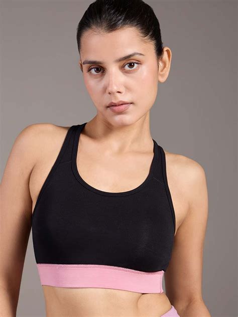 Buy Kica Plus Size Bra Medium Coverage Lightly Padded Cotton Sports Bra