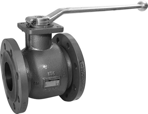 Bafm009080 Vannes à Sphère Fonte Ggg40 Ptfe Dn80 A Brides