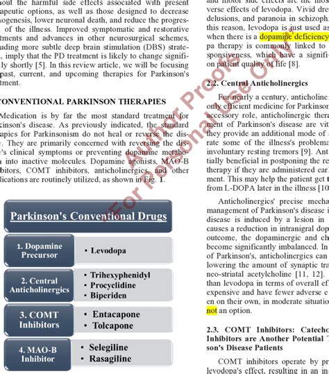 Most Prevalent Parkinsons Medicines A Higher Resolution Colour Download Scientific Diagram