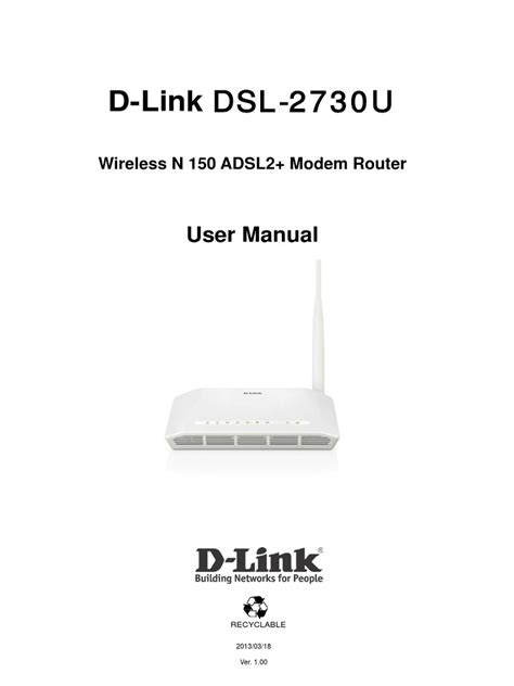 Dsl 2730u U1 User Manual V1 00 Dme Pdf Pdf Ip Address
