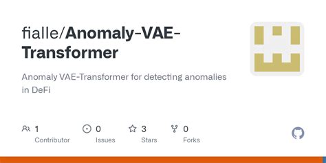 Github Fialle Anomaly Vae Transformer Anomaly Vae Transformer For