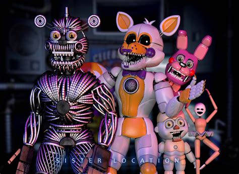 Fnafs Sister Location Custom Night Weirdos Diagram Quizlet