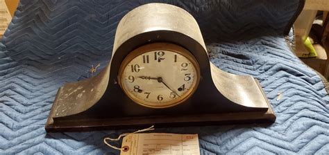 033 Gilbert Mantel Clock Rr Vintage