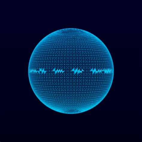Premium Photo Abstract Technology Sphere With Connecting Dots Lines