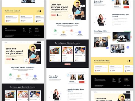 E Learning Website On Behance