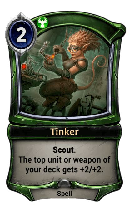 Workshop Tinker Eternal Cards Eternal Warcry