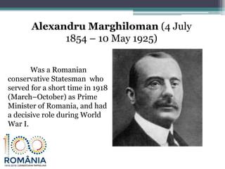 Engleza Alexandru Marghiloman Pptx