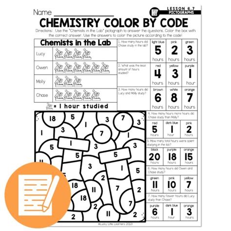 Lucky To Learn Math Lesson 67 Read And Create Horizontal Pictographs Independent Practice