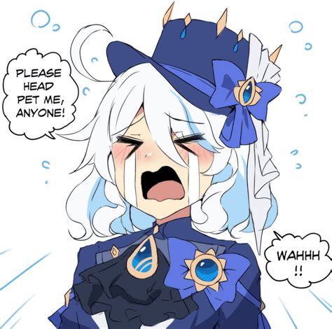 Furina Wants Some Headpats By Himehinghoi R Genshin Memepact