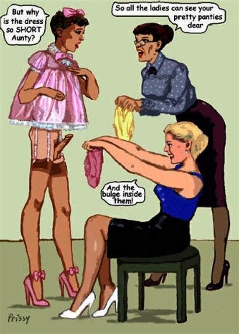 Sissy Gets Dressed By 2 Mistresses Mistresskiara