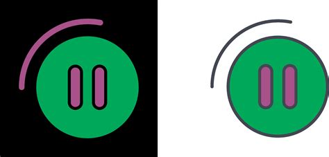 Pause Button Icon 42864280 Vector Art At Vecteezy