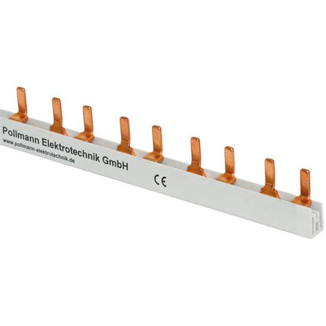 Steg Phasenschiene mm² polig L Form für FI FI LS Schalter polig für FI LS und
