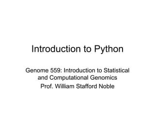 B Introduction To Python Ppt