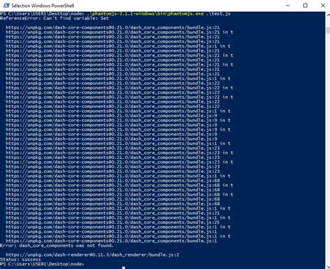 Resolved Error Loading Dashcorecomponents With Phantomjs Dash