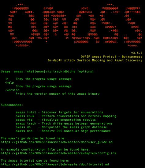owasp amass owaspamass twitter