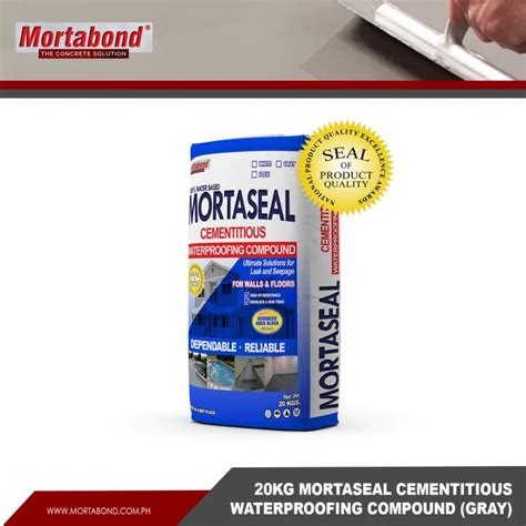 Mortabond 20 Kg Mortaseal Regular Waterproofing Lazada Ph