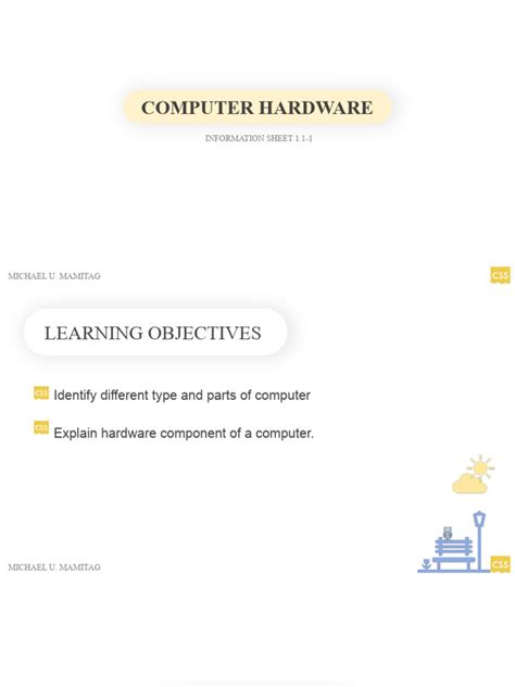 11 1 Computer Hardware Pdf Central Processing Unit Random Access Memory