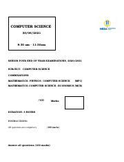 COMPUTER SCIENCE EXAM OF THE THIRD TERM 2021 FOR S4 Docx COMPUTER SCIENCE 30 06 2021 8 30 Am
