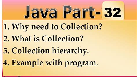 What Is Collection Framework In Javacollection Hierarchypart 32