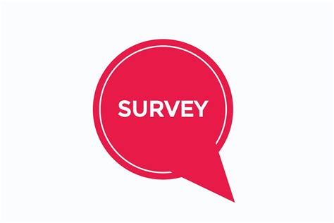 Survey Button Vectorssign Label Speech Bubble Survey 17585745 Vector
